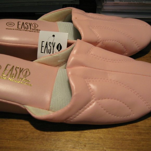 easy usa | Shoes | Women Easy Usa Slippers Light Pink Size | Poshmark